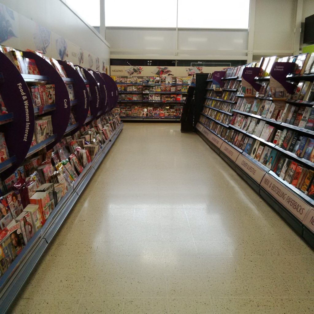 Retail Free Standing Display Unit FSDU For Book Sales