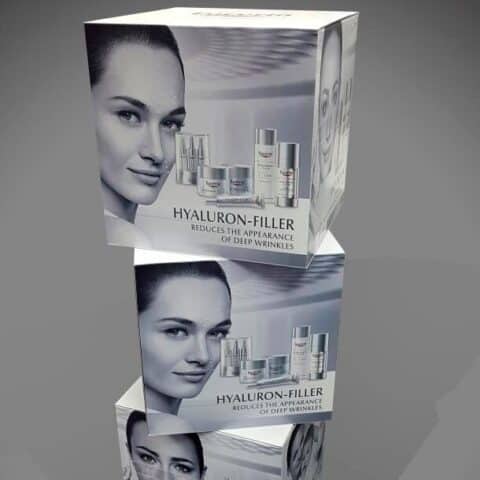 Customised Cardboard Display Cubes With High Quality Print