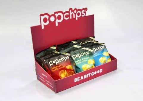 Crisps Display Stands – Flat Packed – High Quality Print