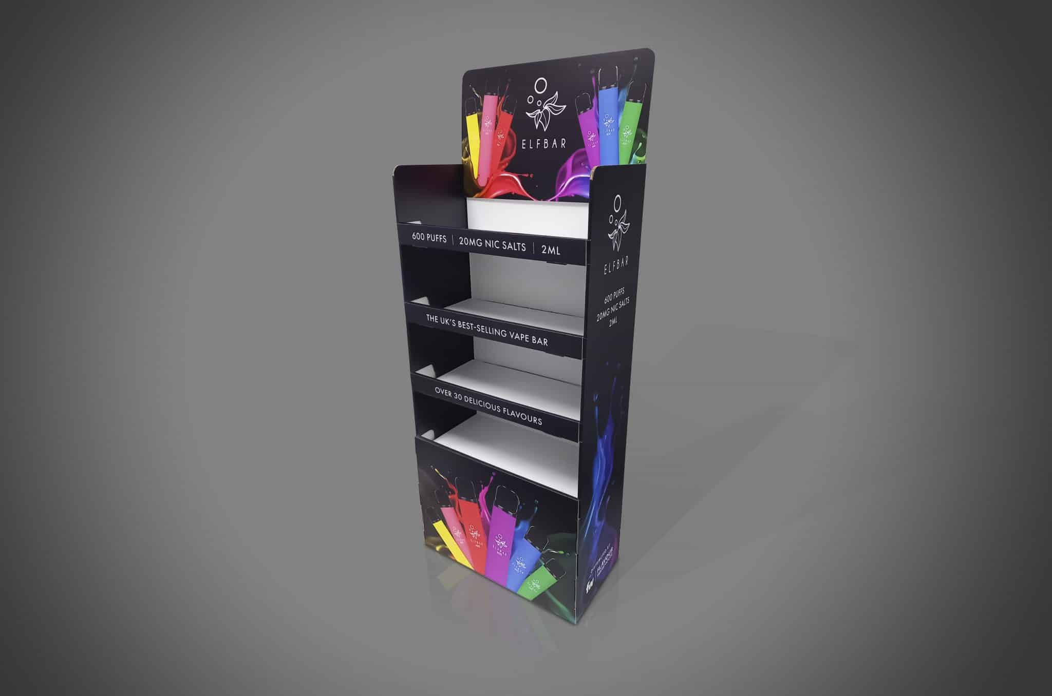 Bespoke POS Display Stands - Cardboard FSDUs - For Retail